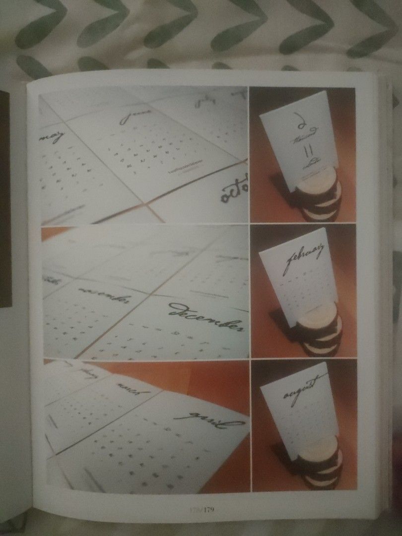Calendar design book, Buku & Alat Tulis, Buku di Carousell