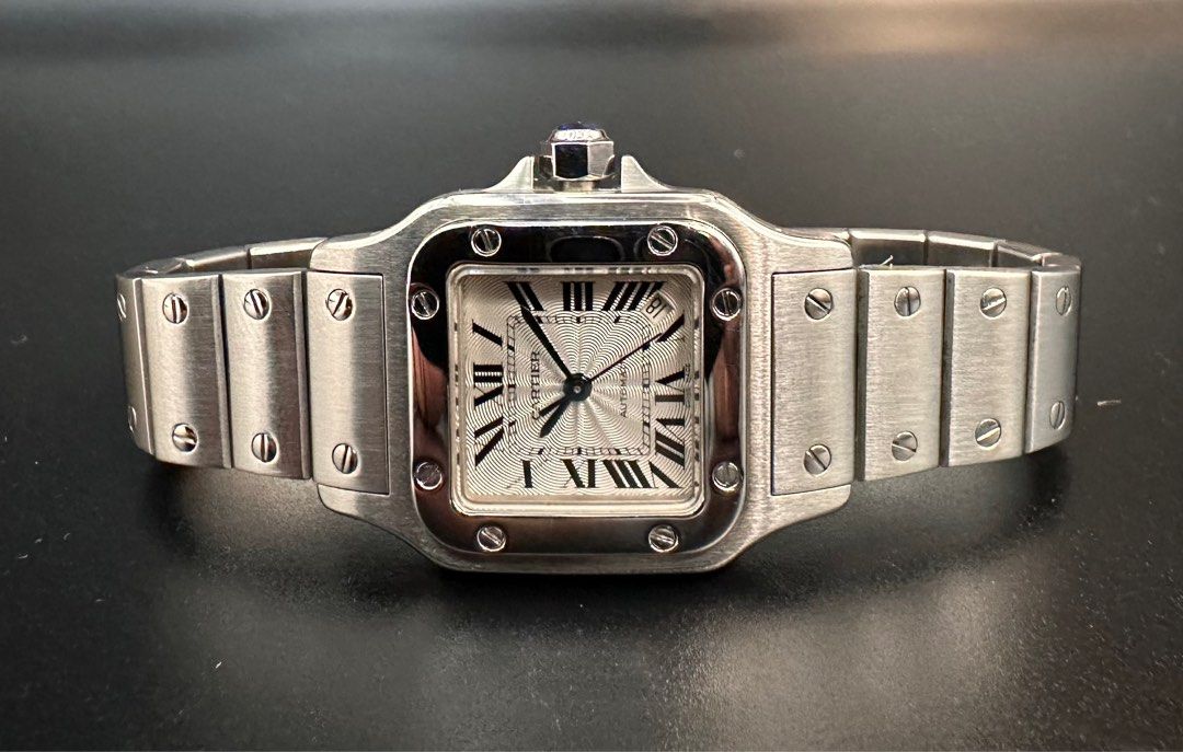 Cartier Santos Galbee 24mm Automatic 2423, Luxury, Watches on Carousell