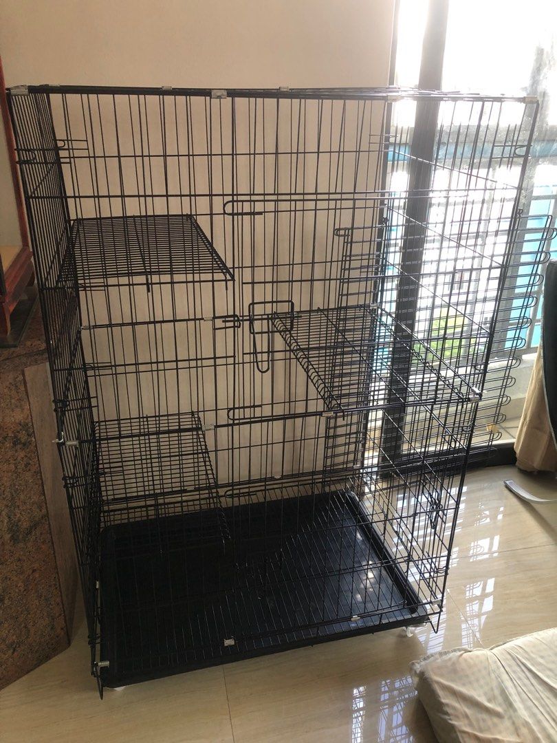 Cat 3 Tier Cage. Suitable for Pet, Pet Supplies, Homes & Other Pet ...