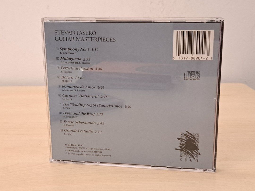 (CD) Steven Pasero: Guitar Masterpieces /Ballets, Operas & Masterworks ...