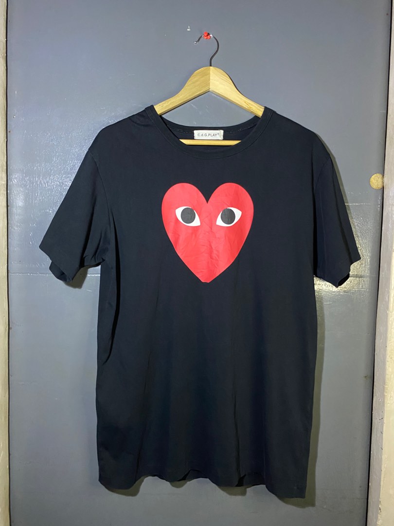 CDG Play, Men's Fashion, Tops & Sets, Tshirts & Polo Shirts on Carousell