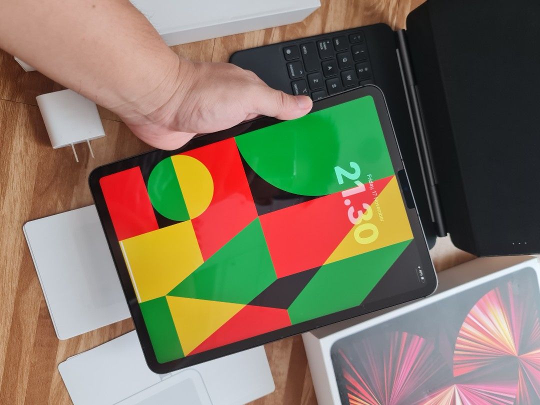 Cell IPAD Pro 11 M1 Cellular 128 GB FULLSET + Magic Keyboard 128gb ...