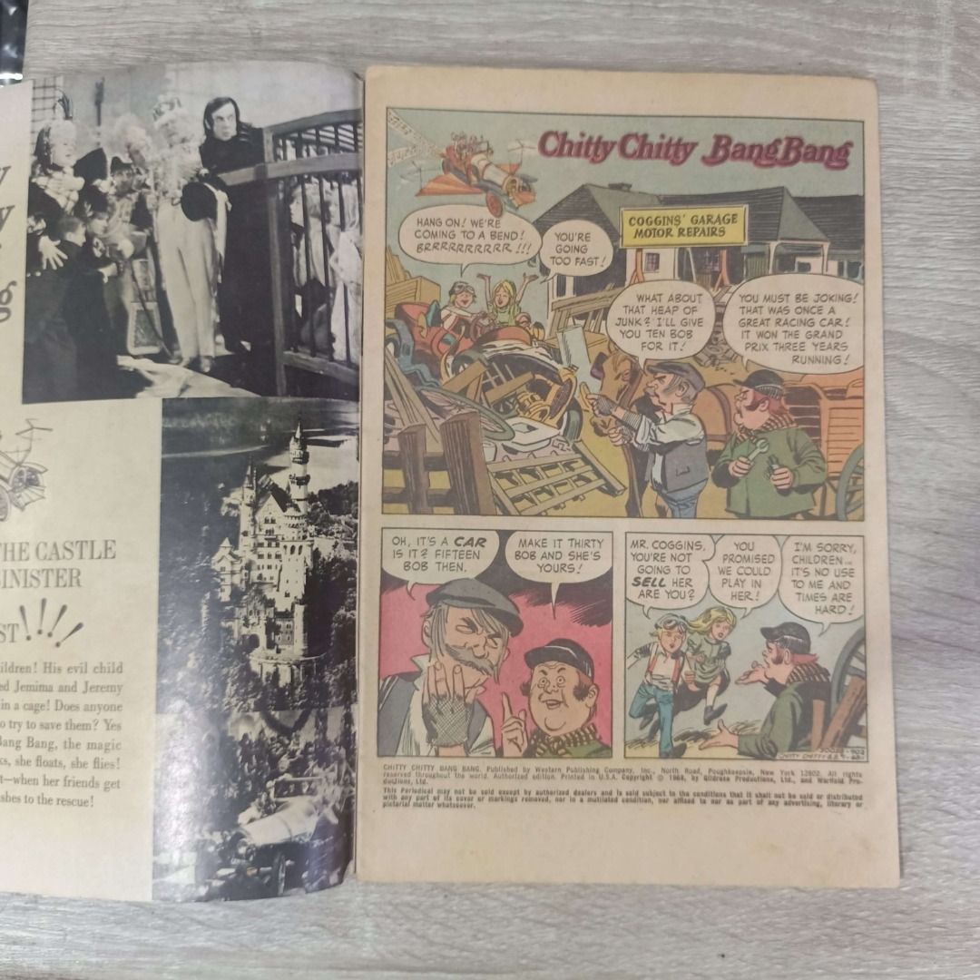 Chitty Chitty Bang Bang comics (1968) -- poster included, Hobbies ...