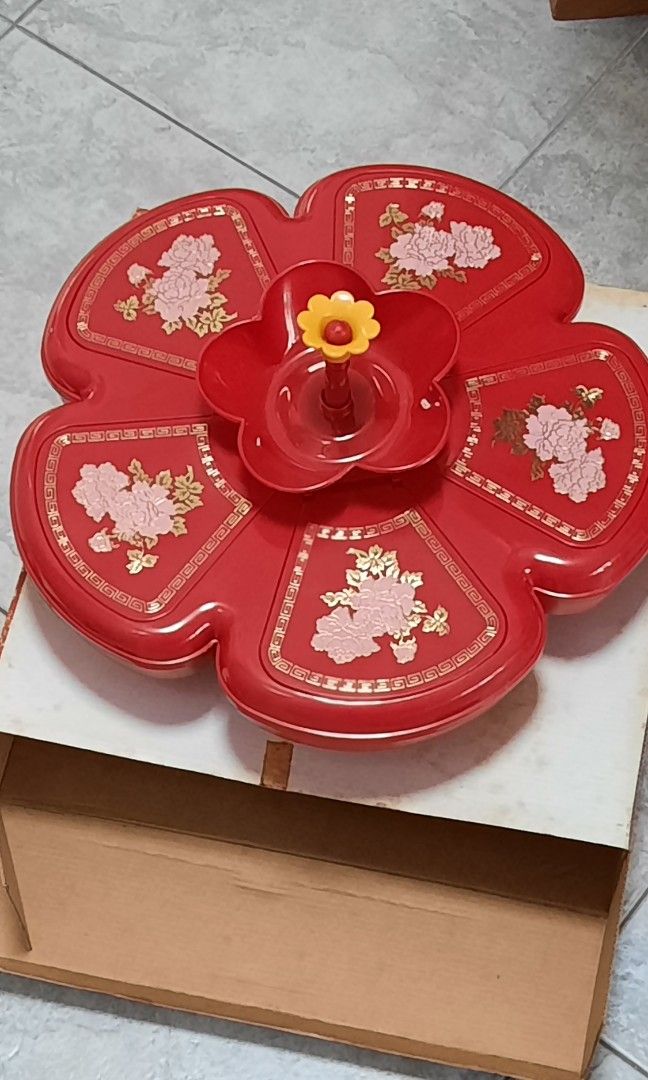 Cny candy container, Everything Else on Carousell