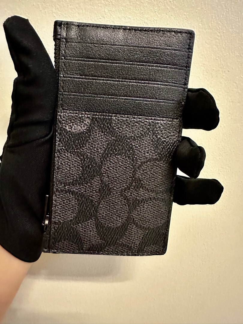 Coach Card Holder with purse, Luxury, Bags & Wallets on Carousell