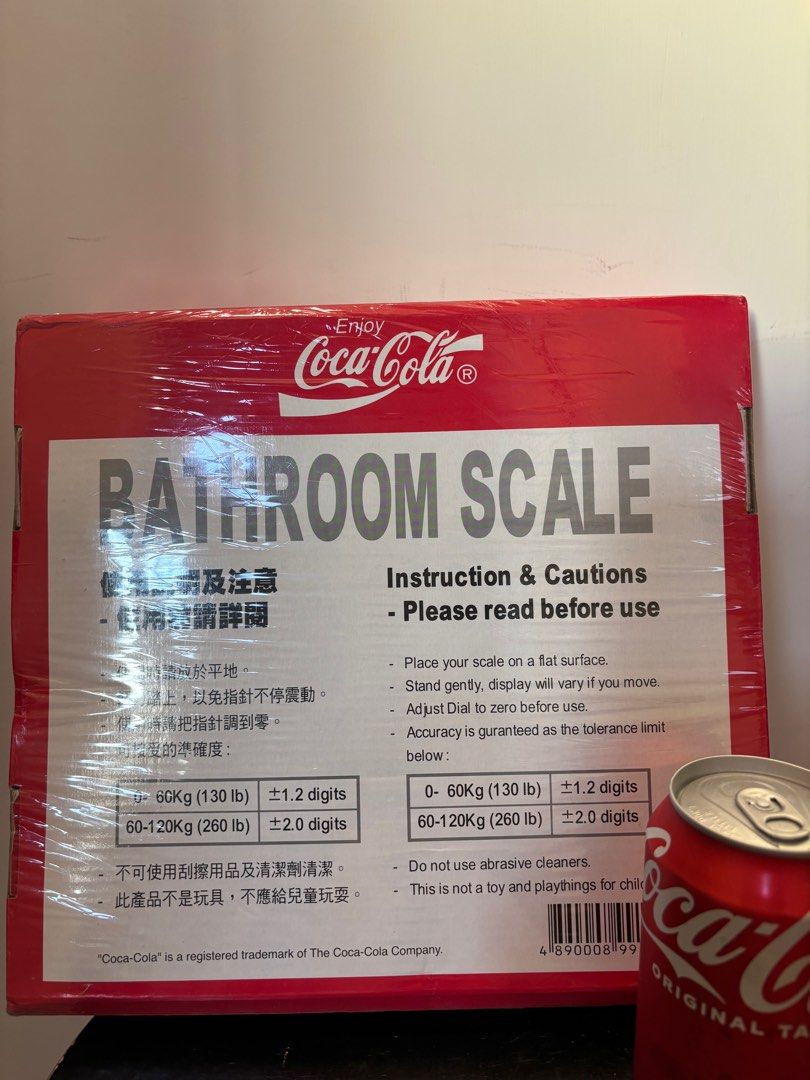 絕版可口可樂磅Coca Cola Coke scale, 傢俬＆家居, 浴室、廚房用品配件 - Carousell