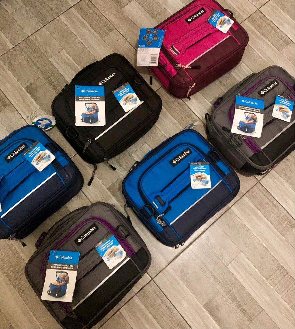 Columbia Lunch Bag with Lunch Box and Ice Pack, Furniture & Home Living ...