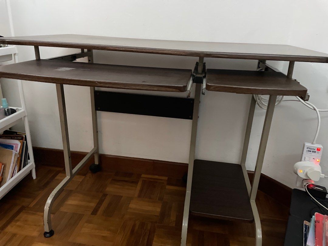 Computer table, Furniture & Home Living, Furniture, Tables & Sets on ...