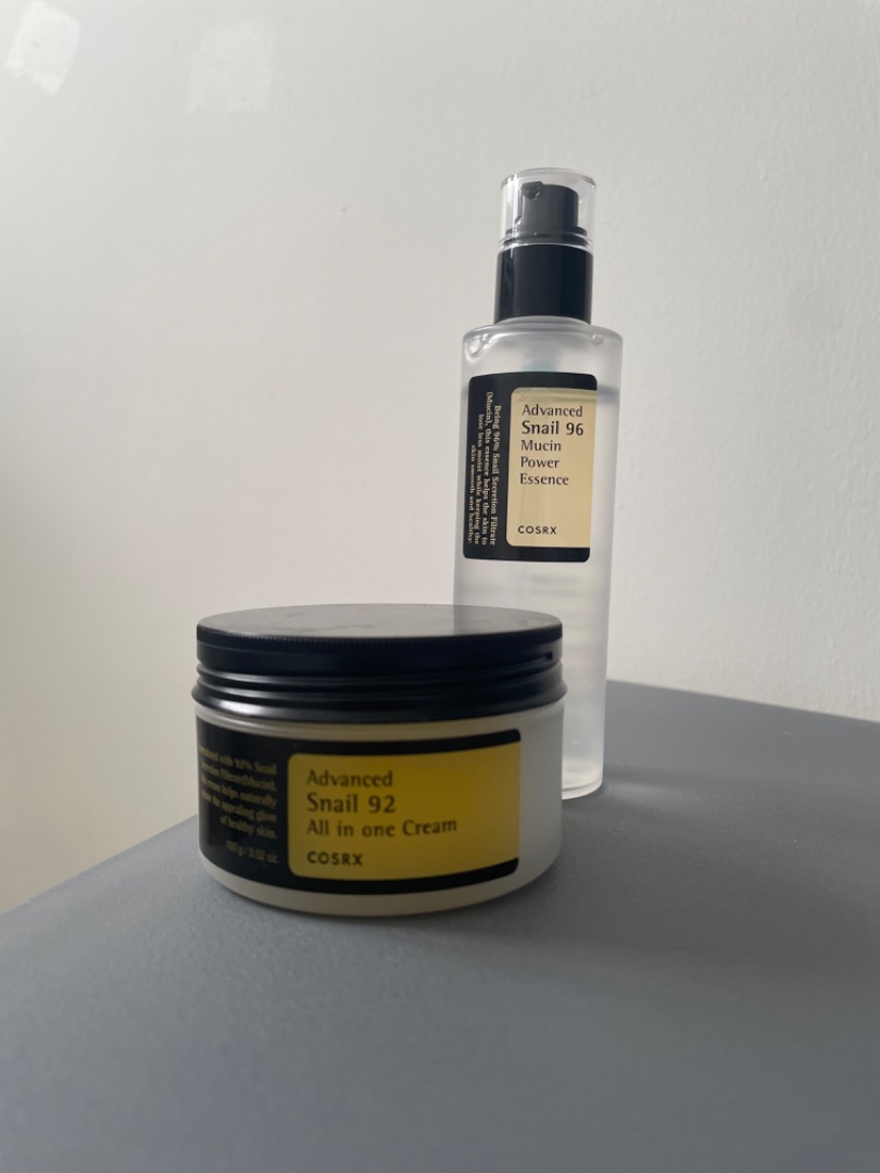 Cosrx Advanced snail 96 Mucin power essence and Advanced snail 92 cream ...