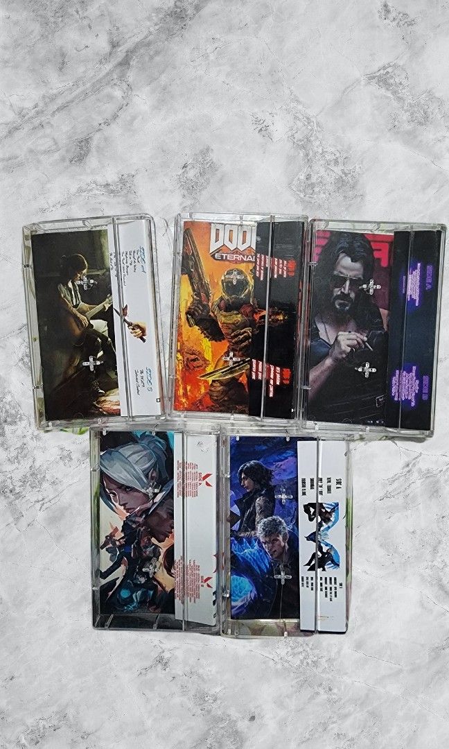 Custom cassette tapes doom valorant gaming last of us devil may cry ...