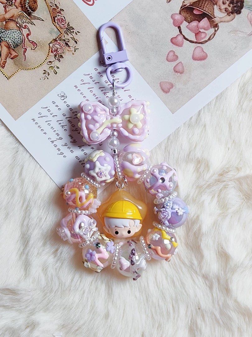 Customise Popmart popbean dimoo hacipupu skullpanda keychain, Hobbies ...