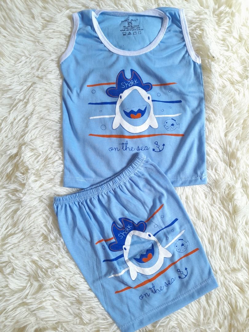 Damit Pambata Mall quality pastel kids terno for 1 year old boy or girl ...