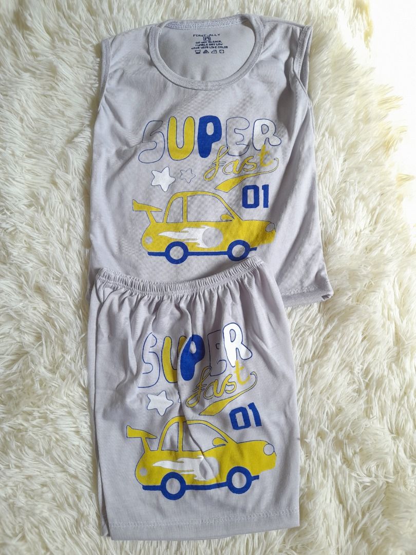 Damit Pambata Mall quality pastel kids terno for 1 year old boy or girl ...