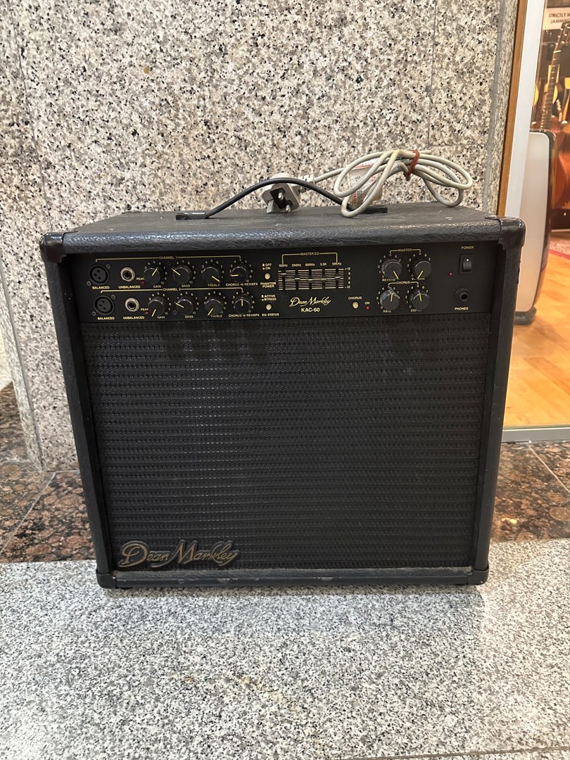 Dean Markley KAC 60 Acoustic Guitar Amplifier Combo Amp, Hobbies & Toys ...