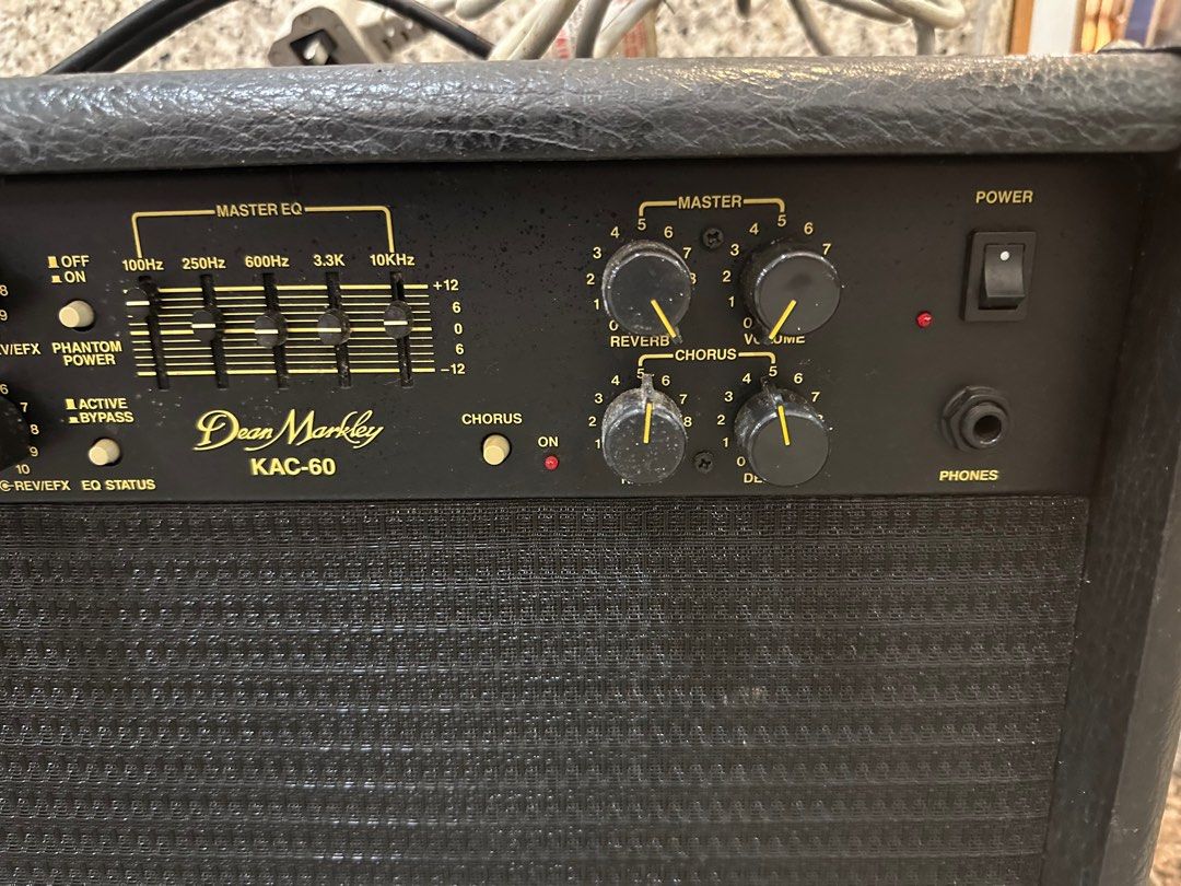 Dean Markley KAC 60 Acoustic Guitar Amplifier Combo Amp, Hobbies & Toys ...