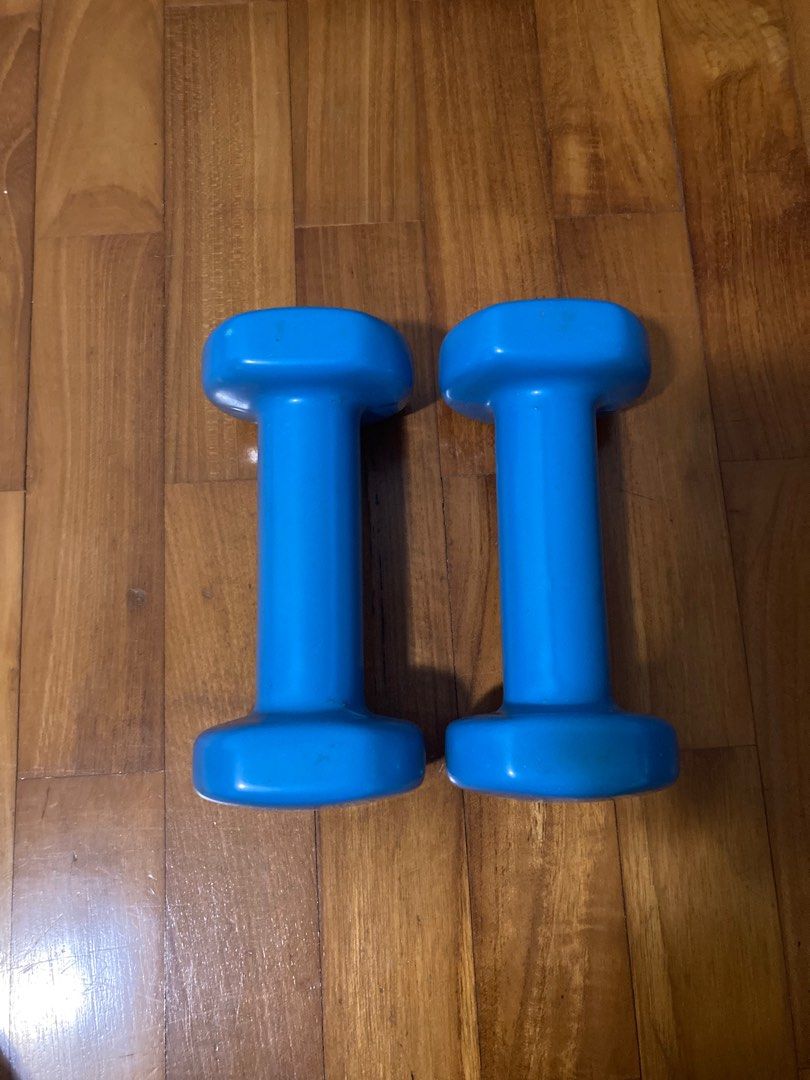 Decathlon 1.5kg Domyos Dumbbells, Sports Equipment, Exercise & Fitness ...