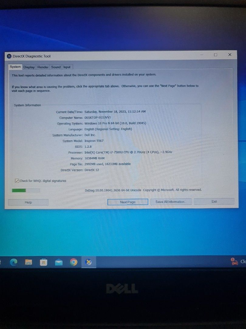 Dell Inspiron 5567 / 15.6" / core i7 / 16gb ram / 2TB, Computers & Tech ...