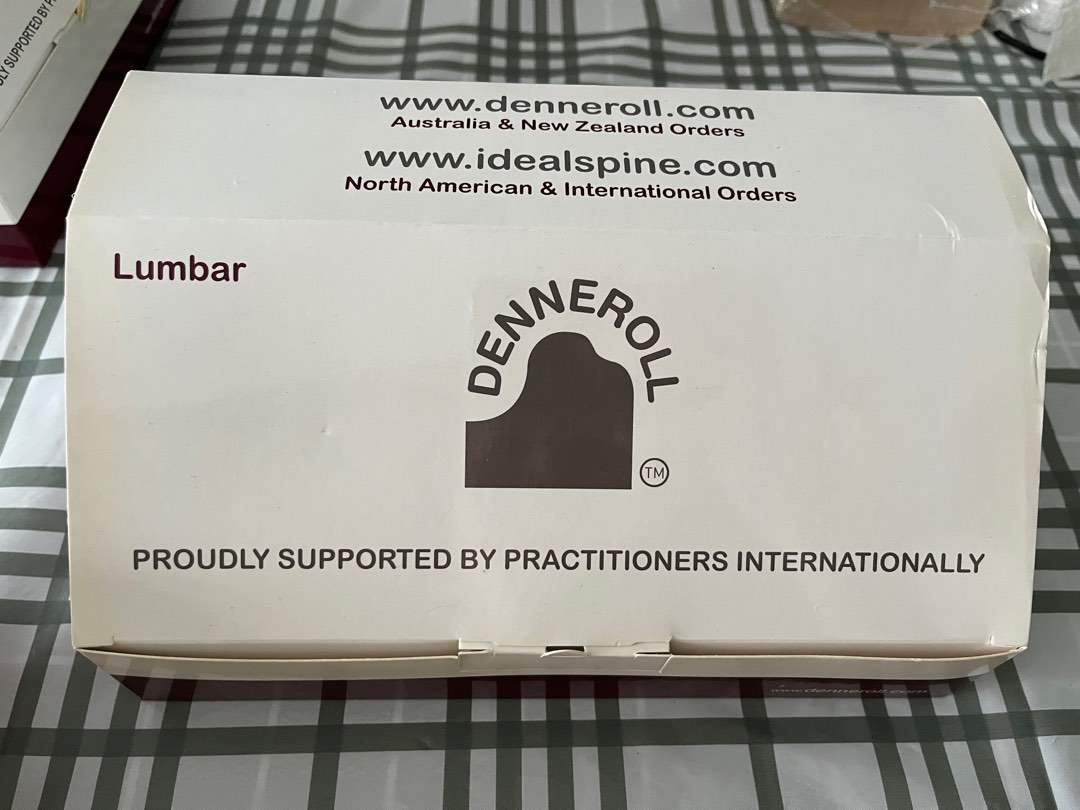 Denneroll Lumbar Blocks, Health & Nutrition, Braces, Support ...