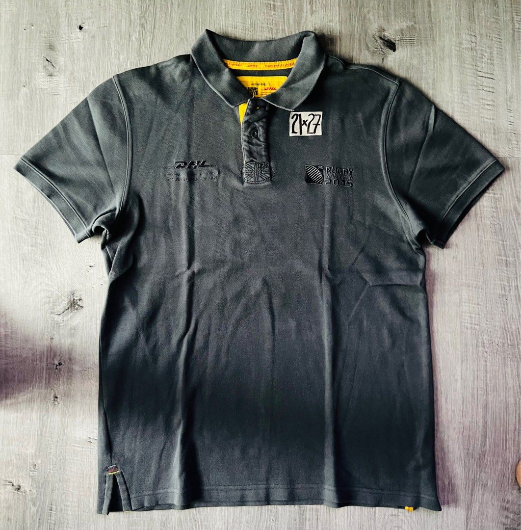 DHL Official RUGBY polo SHIRT, Men's Fashion, Tops & Sets, Tshirts ...