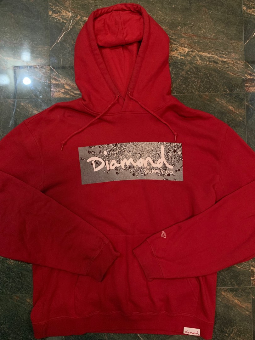 Diamond supply co. Scatter box logo hoodie, Men's Fashion, Coats ...