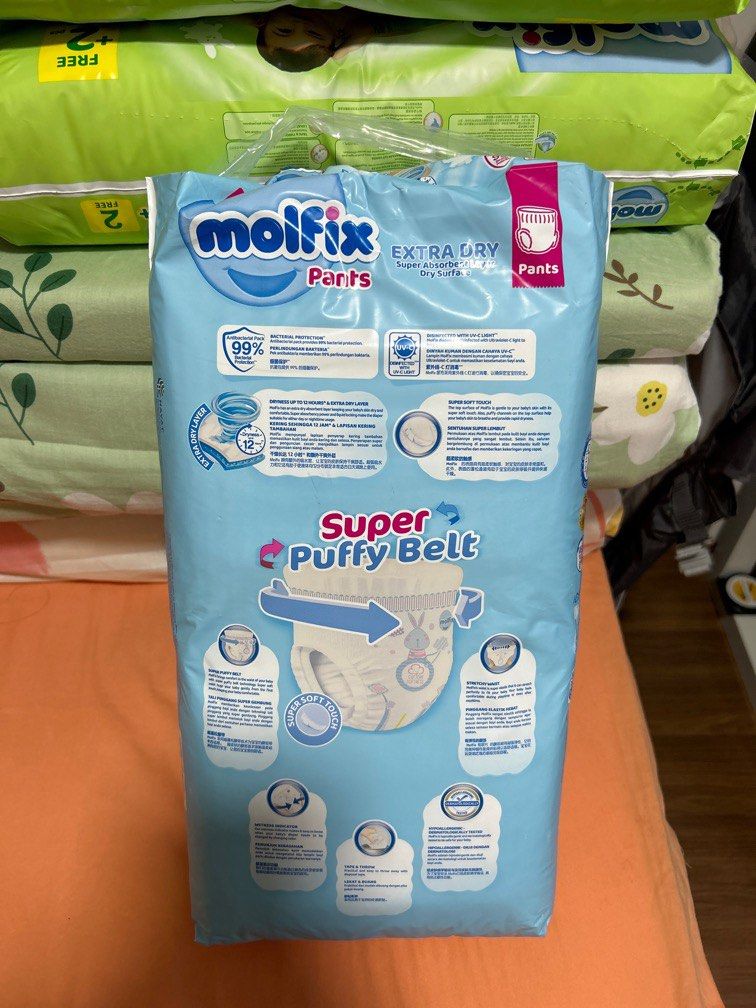 Diapers Molfix, Babies & Kids, Bathing & Changing, Diapers & Baby Wipes ...