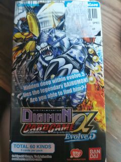 Digimon card game Alpha Evolve 5, Hobbies & Toys, Toys & Games on Carousell