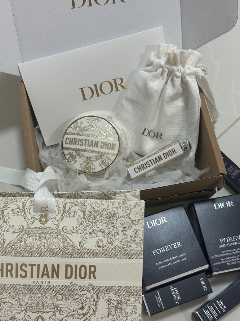 Dior Christmas lipstick and cushion, Beauty & Personal Care, Face ...