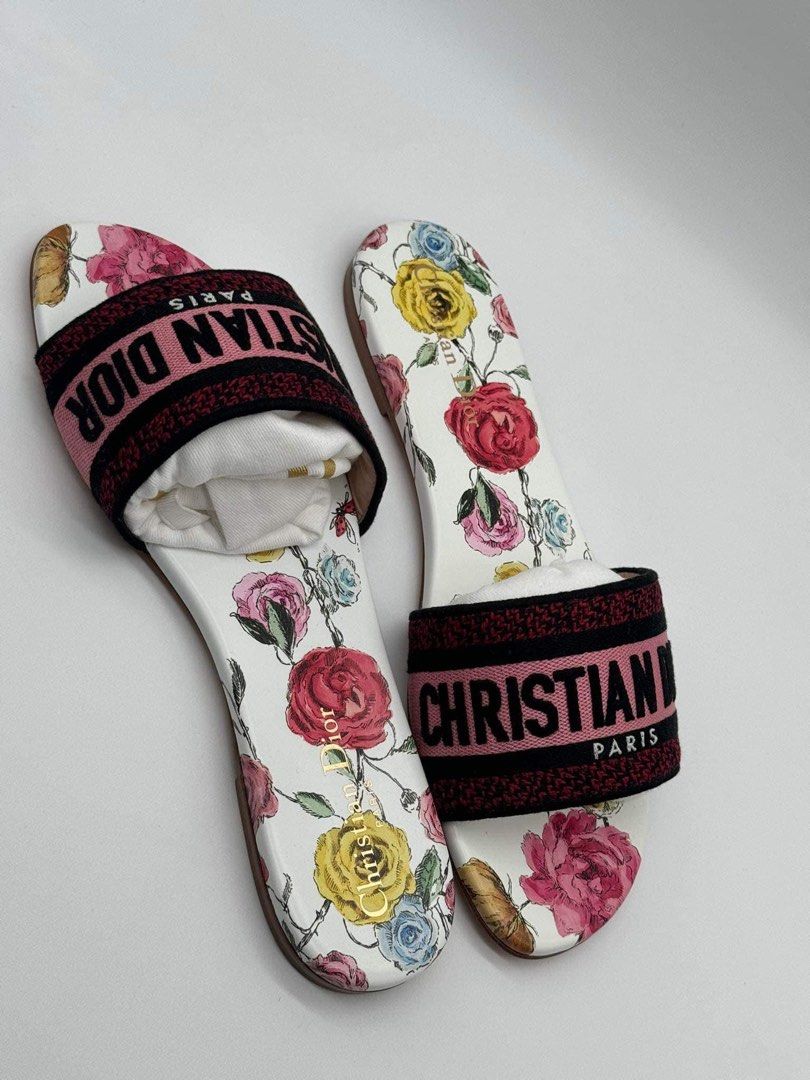 DIOR slides, Luxury, Sneakers & Footwear on Carousell