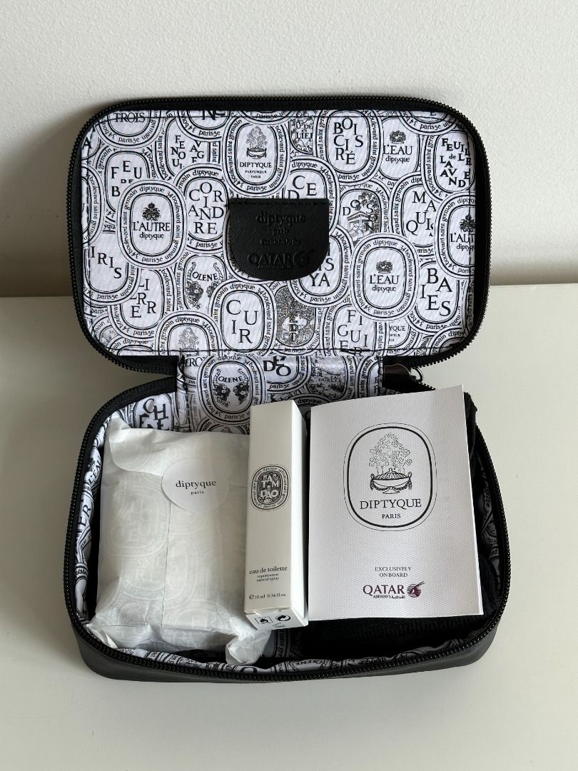 Diptyque Amenity Kit exclusively for Qatar Airways Business Class ...