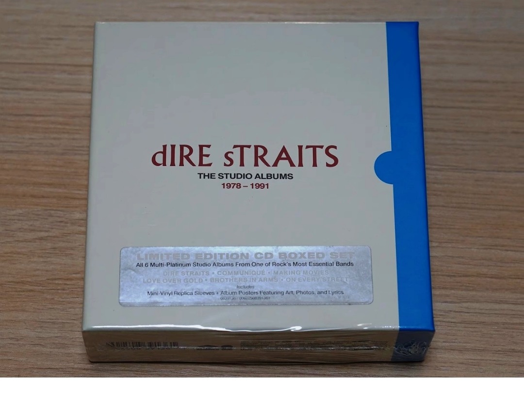 Dire Straits The Studio Albums 1978-1991 Limited Edition 6 CD Box Set Dire Straits + Communiqué ...