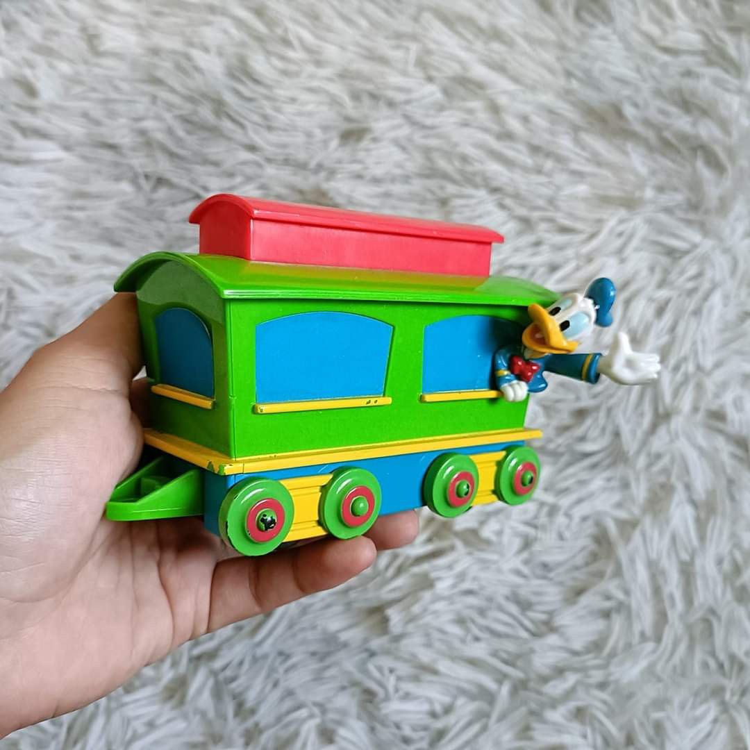 DISNEY Donald Duck Train, Hobbies & Toys, Toys & Games on Carousell