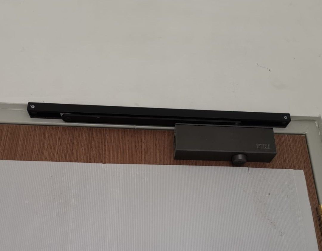Door Closer + Door Stopper (Slide arm), Furniture & Home Living ...