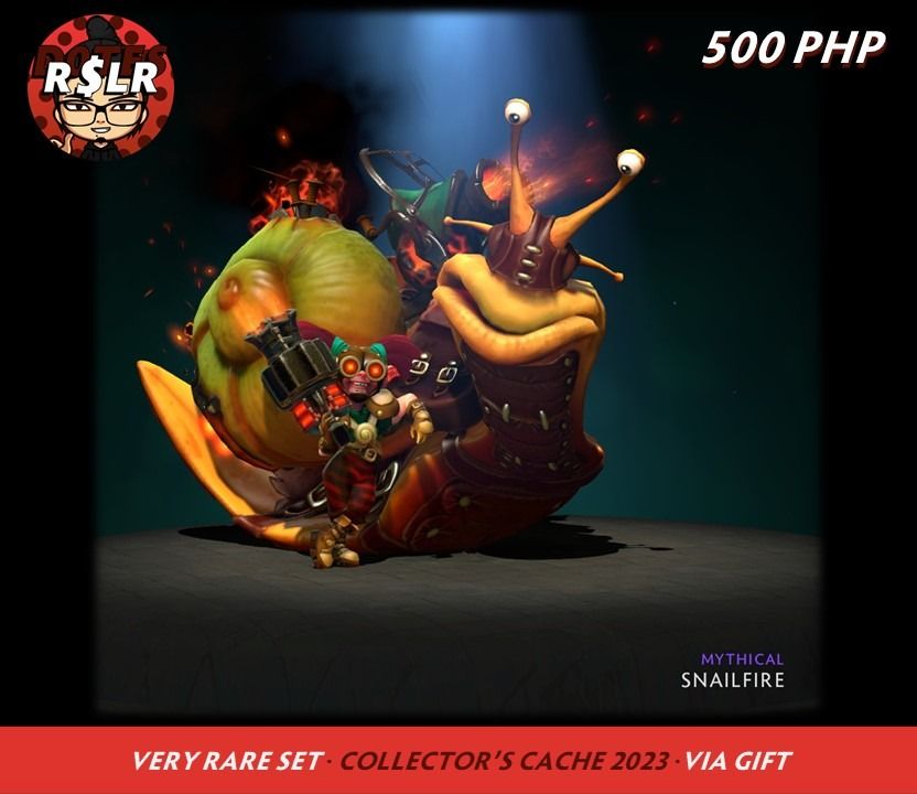DOTA 2 AUGUST COLLECTOR'S CACHE 2023 - (VERY RARE) Snapfire: Snailfire ...