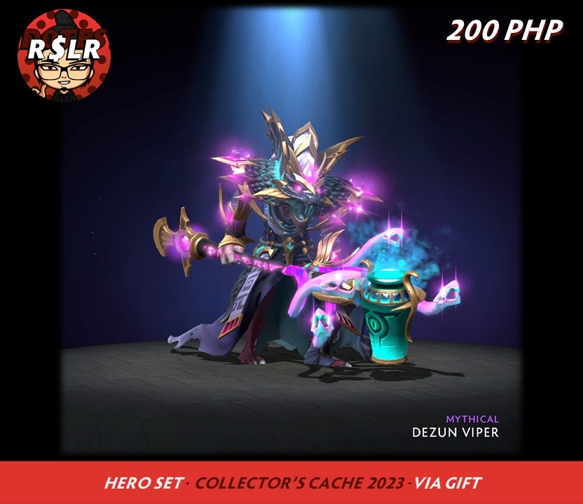 DOTA 2 AUGUST COLLECTOR'S CACHE 2023 - Dazzle: Dezun Viper, Video Gaming, Video Games, Others on ...