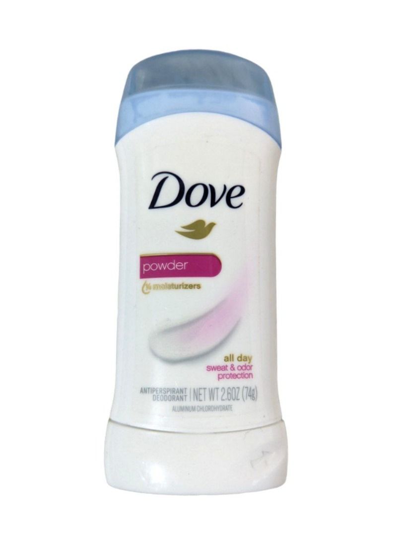 Dove Invisible Solid Antiperspirant Deodorant Stick, Powder 74g, Beauty ...
