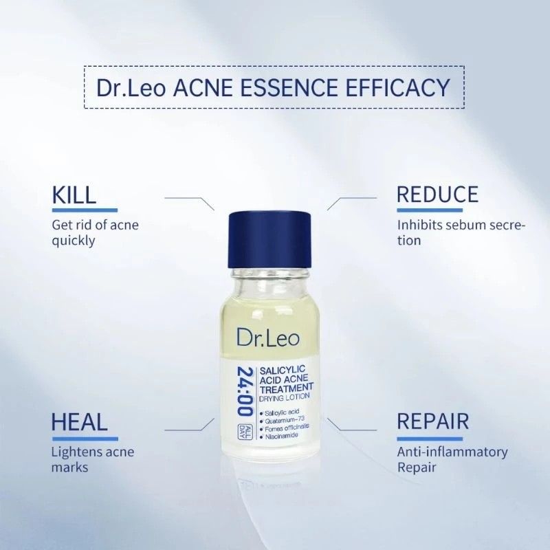 Dr. Leo Acne Net Acne Essence Salicylic Acid Anti-acne Serum Lighten Acne Scars Acne [Ready to ...