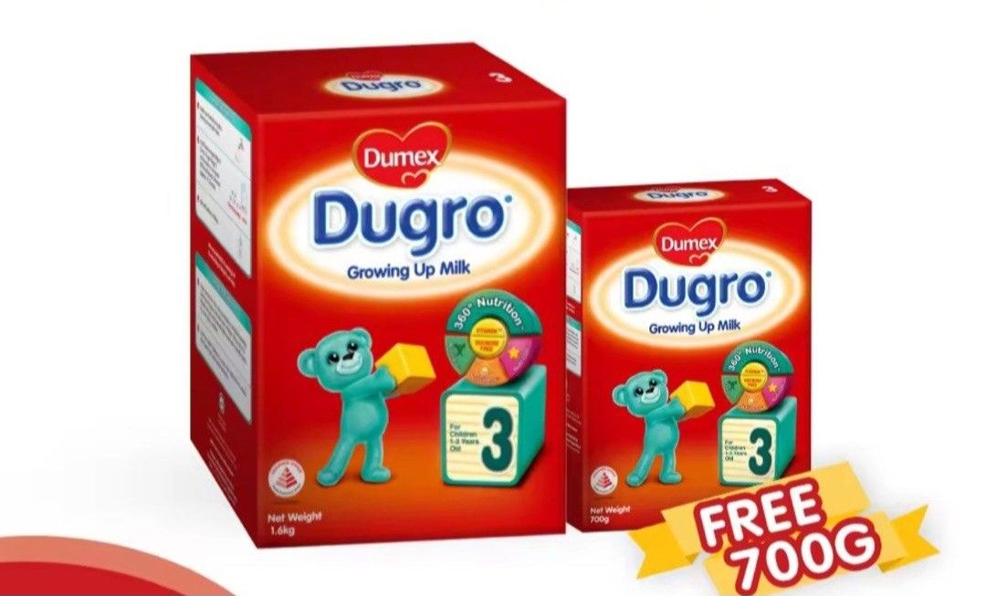 Dumex Dugro Stage 3 - 1.6kg + 700g, Babies & Kids, Nursing & Feeding ...