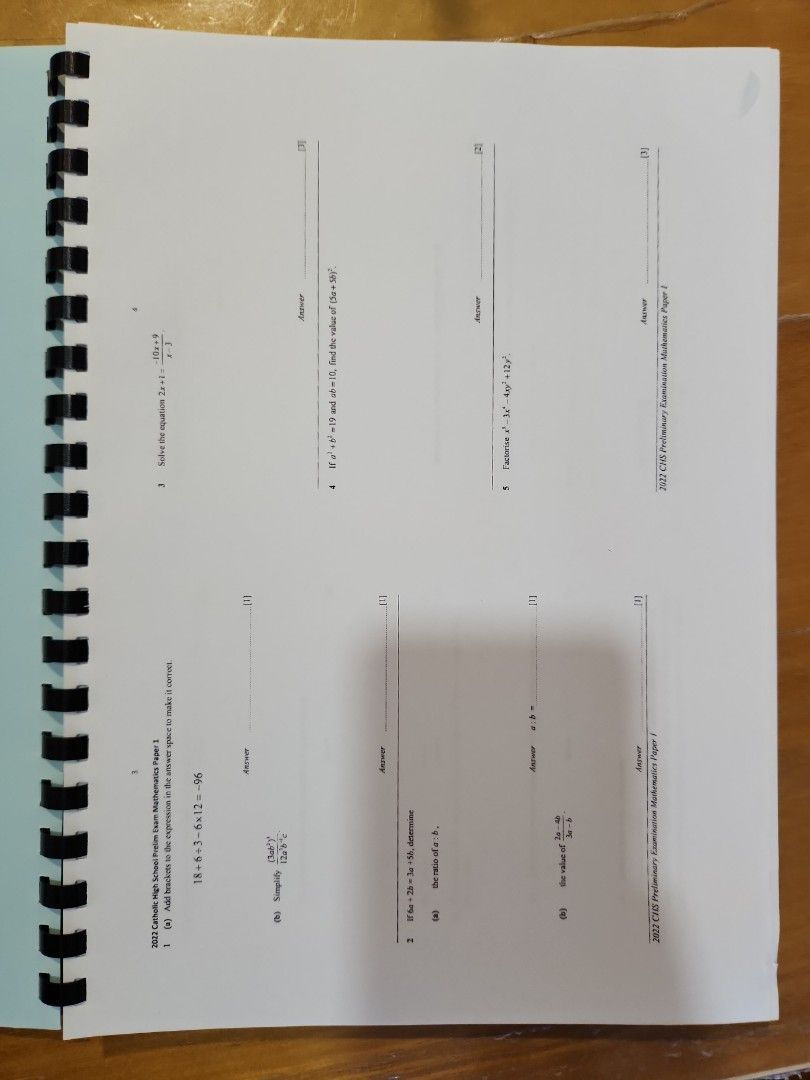 Emath Prelim papers 2020-2022, Hobbies & Toys, Books & Magazines ...