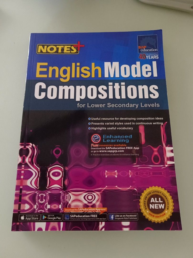 English Model Compositions for Lower Secondary Levels, Hobbies & Toys, Books & Magazines ...