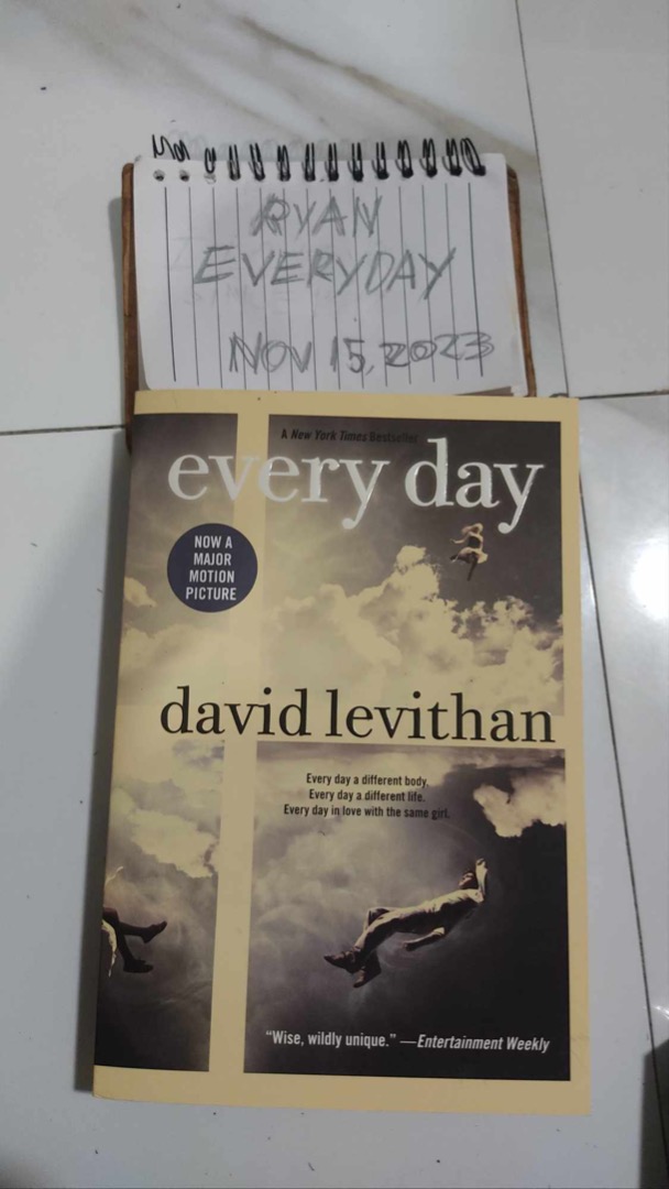 Everyday (David Levithan) Trilogy SET (RUSH!!), Hobbies & Toys, Books ...