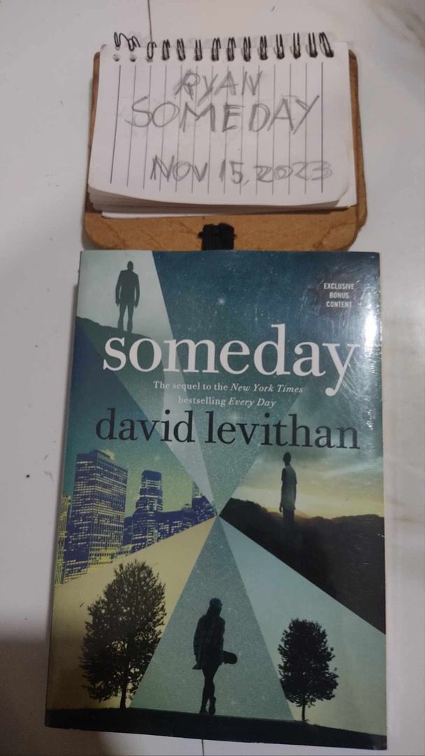 Everyday (David Levithan) Trilogy SET (RUSH!!), Hobbies & Toys, Books ...