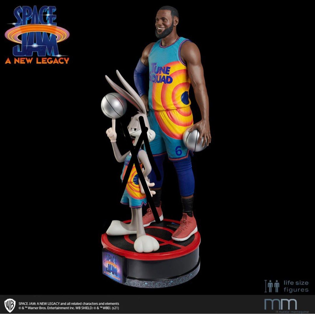 Extremely Rare NBA Lakers LeBron James Life size statue by muckle ...