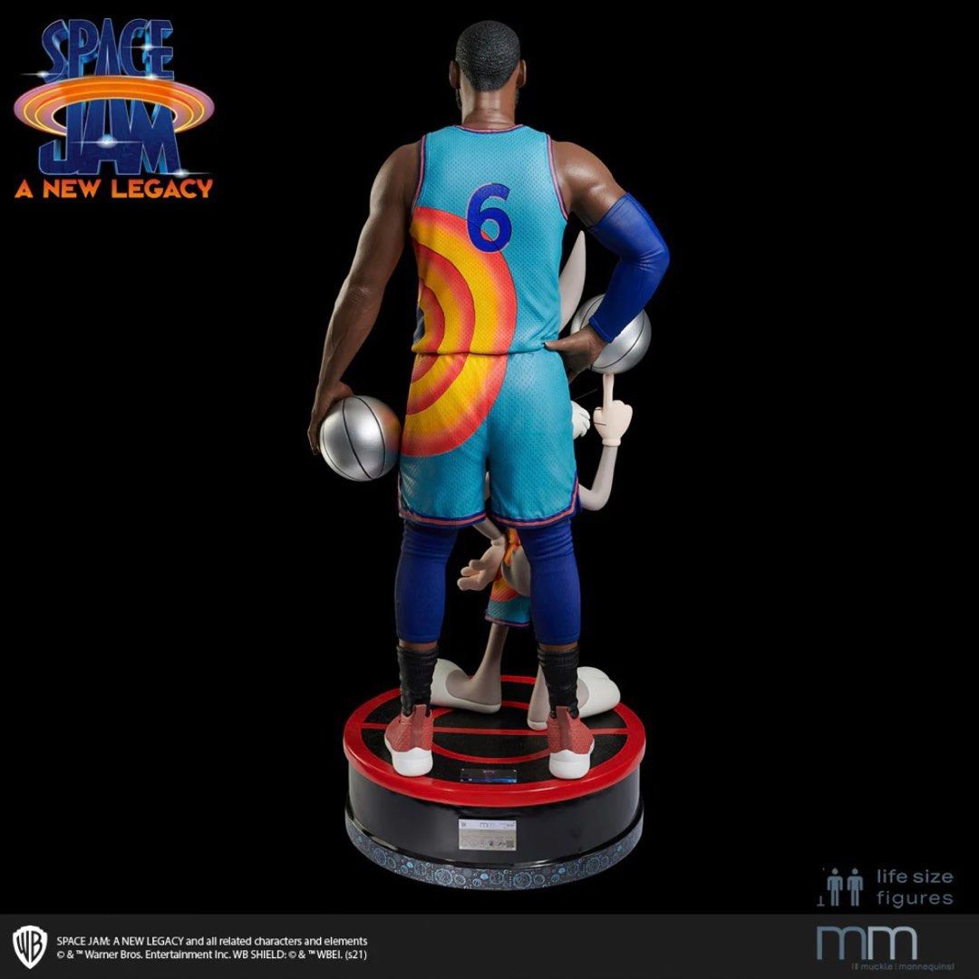 Extremely Rare NBA Lakers LeBron James Life size statue by muckle ...