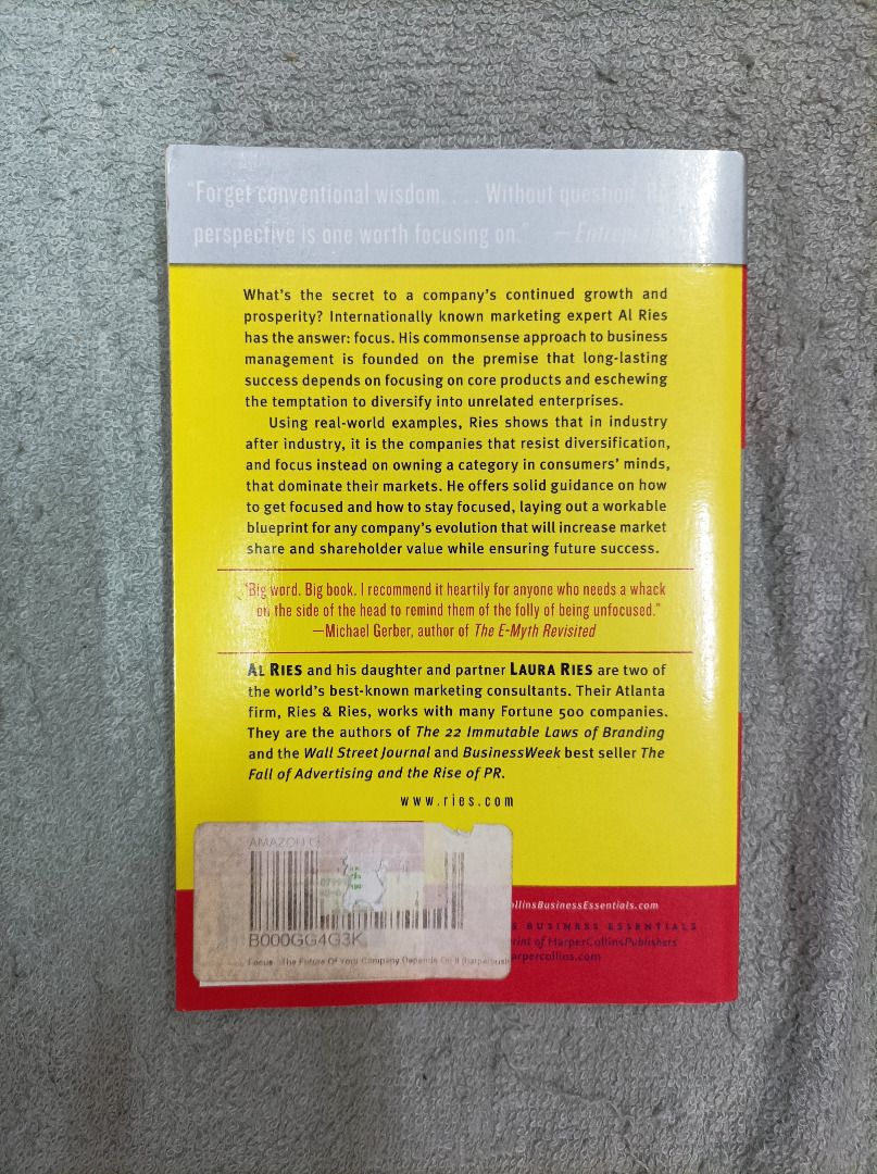 Focus (Al Ries), Hobbies & Toys, Books & Magazines, Fiction & Non ...