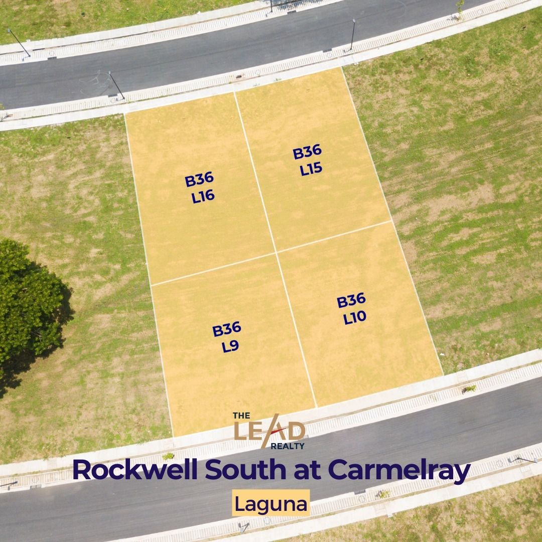 For Sale Rockwell South at Carmelray lot 309 sqm Calamba Laguna Nuvali ...