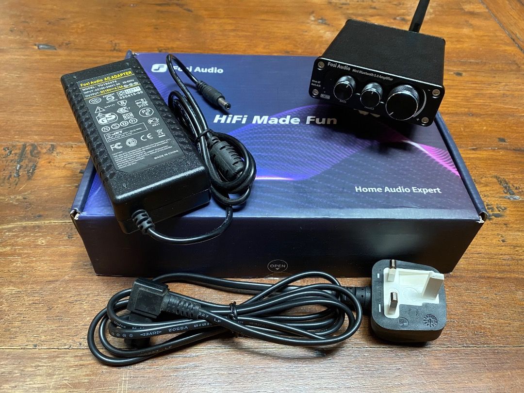Fosi Audio BT10A Bluetooth 5.0 Stereo Audio Amplifier Receiver 2ch 50w ...