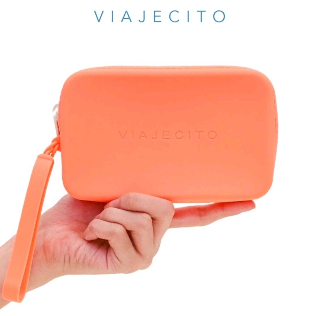 Viajecito Fruit Shake Papaya with Coconut Zipper Strap Pouch Make up ...