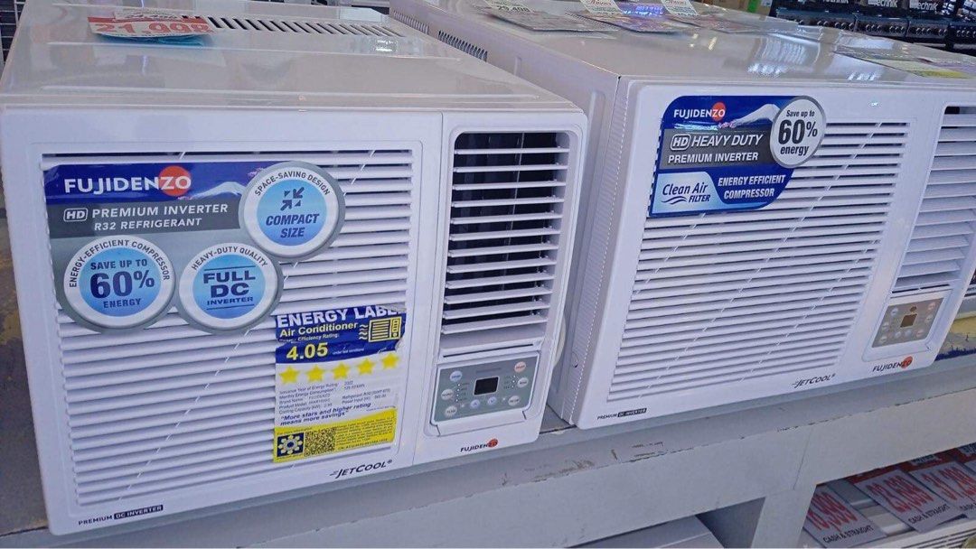 FUJIDENZO WINDOW TYPE AIRCON, TV & Home Appliances, Air Conditioning ...