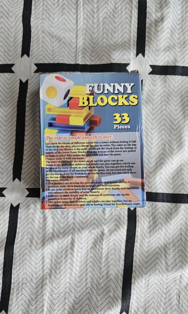 Funny Blocks, Hobbies & Toys, Toys & Games on Carousell