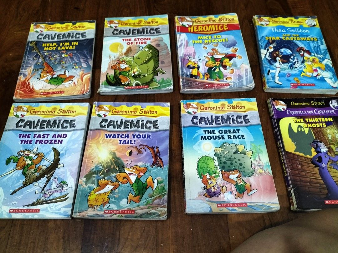 Geronimo Stilton Books cavemice heromice thea stilton creepella ...